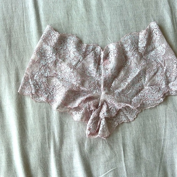 Victoria's Secret | Intimates & Sleepwear | Blush And Silver Lace ...